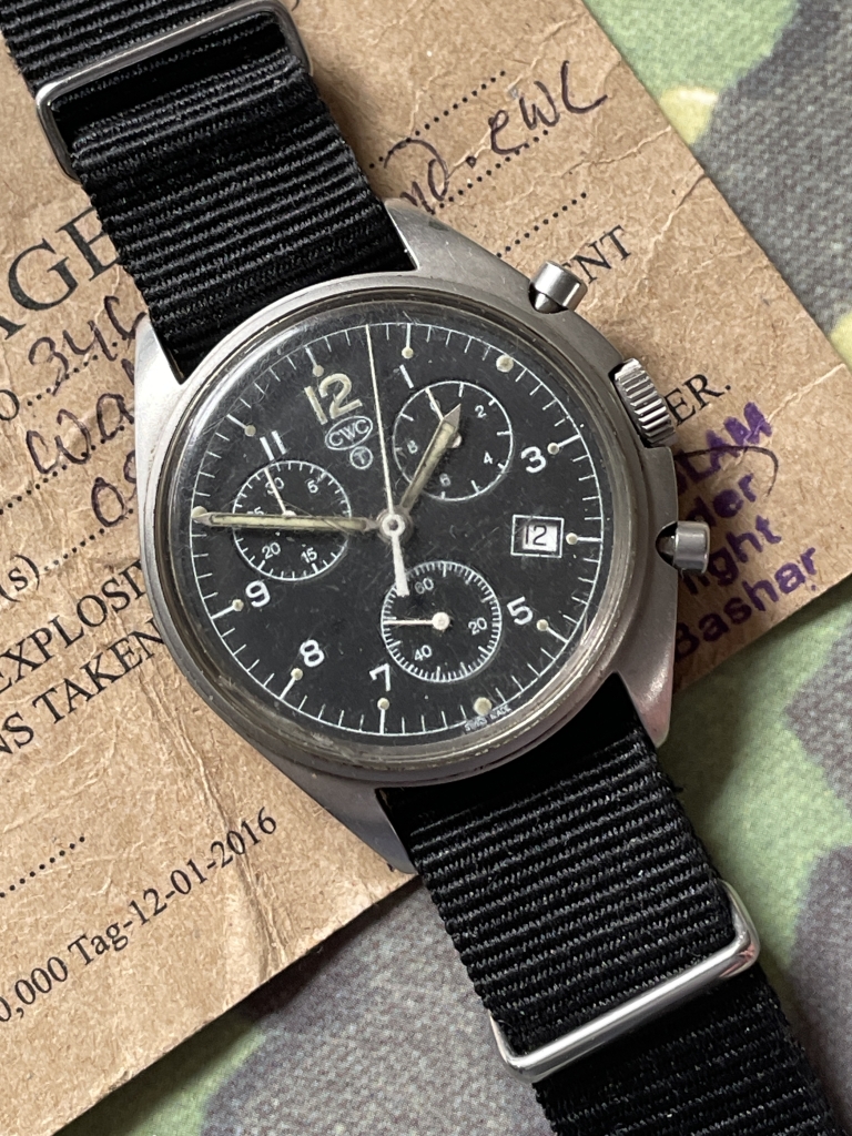 CWC Chronograph BAF 2004 (issued) with Decom Papers - Patina Nationale