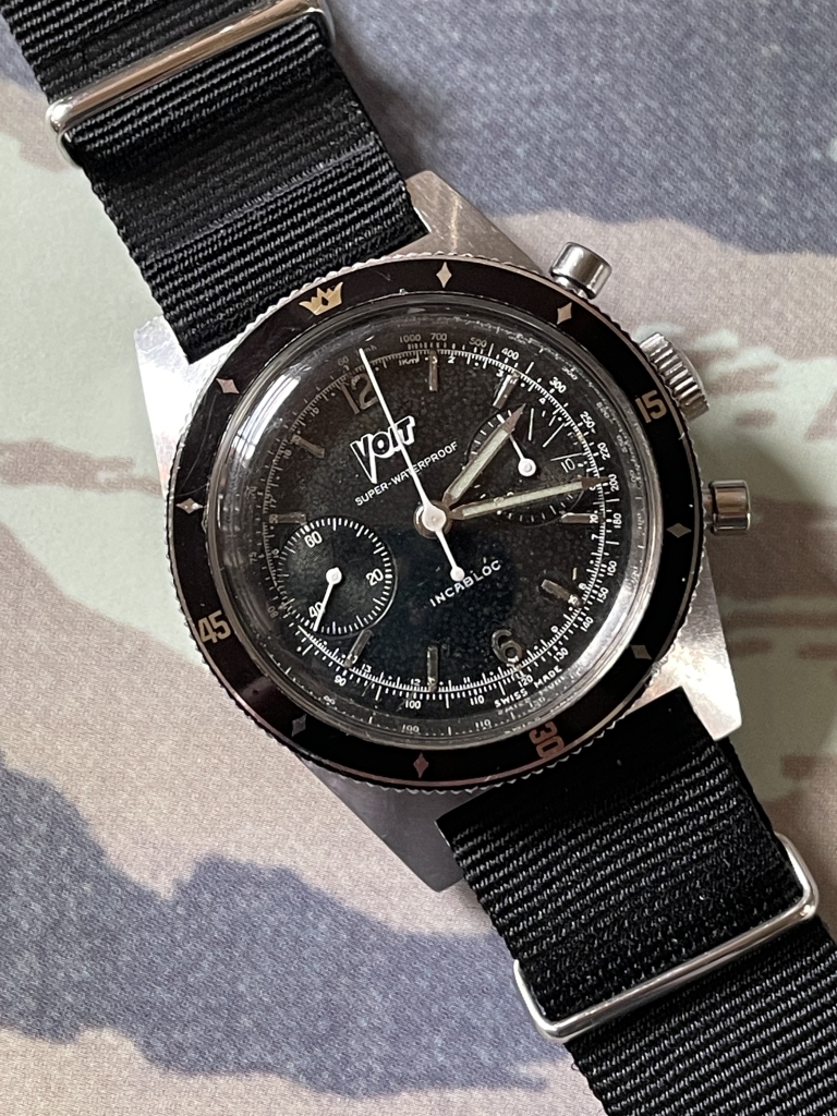 Voit Conqueror Chronograph. Superwaterproof 1960’s - Patina Nationale