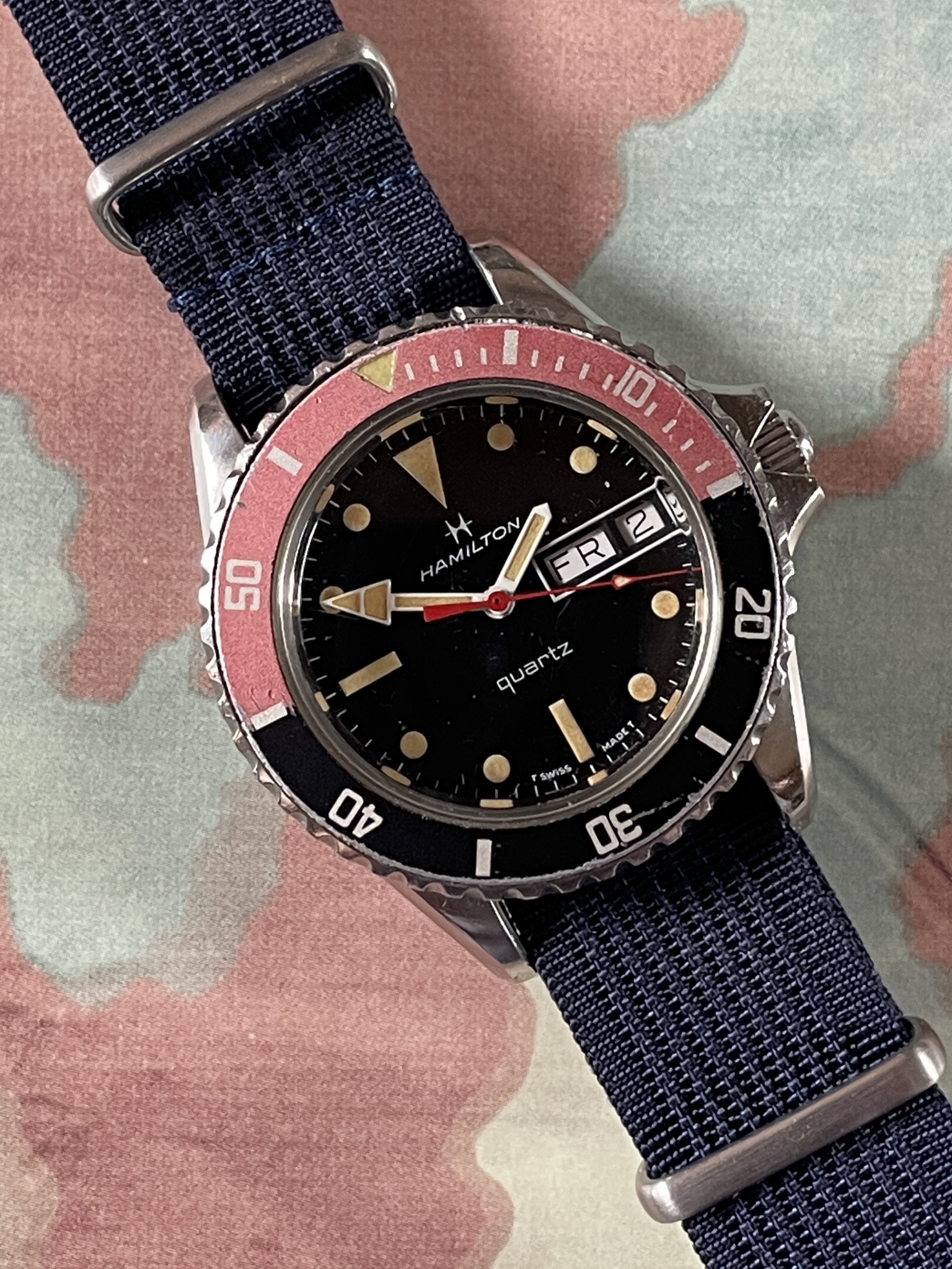 Hamilton Vintage Coke Bezel Diver - Patina Nationale
